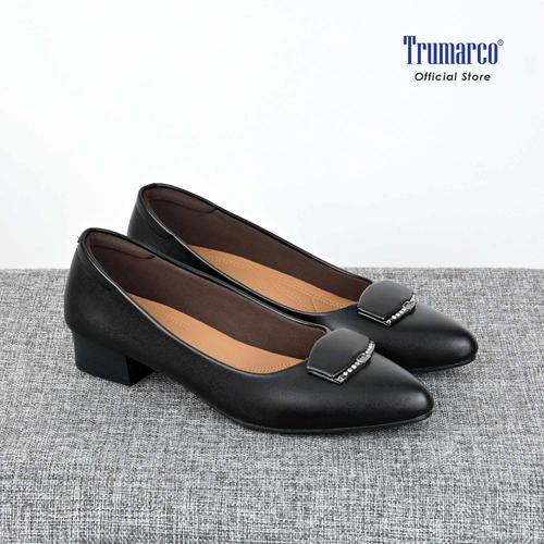 Jual TRUMARCO THD 308 Hitam Sepatu Kerja / Pantofel Wanita - Hitam, 36 ...