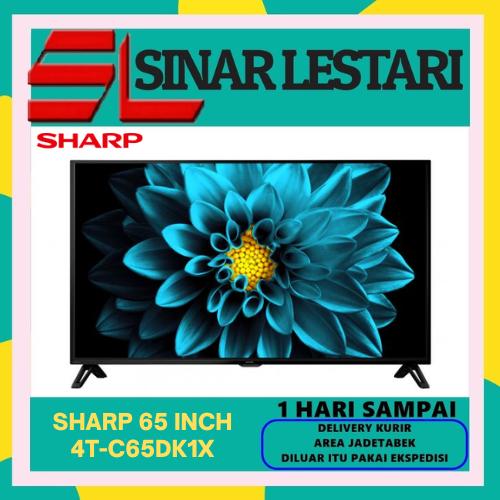 Promo SHARP 4T-C65DK1X ANDROID TV 65 INCH UHD 4K HDR WITH GOOGLE ASSISTANT Cicil 0% 3x - Jakarta ...