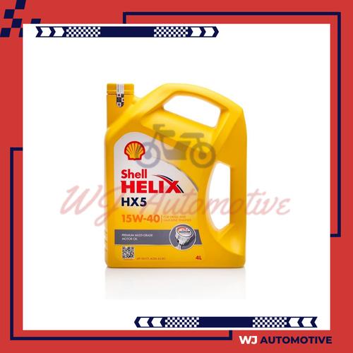 Jual Shell HX5 15W40 4 Liter Oli Mobil Bensin Shell HX 5 15W 40 4Liter ...
