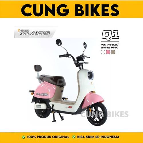Jual Sepeda Listrik CELCIUS Atlantis Q1 model Stylis 500 Watt 48v ...