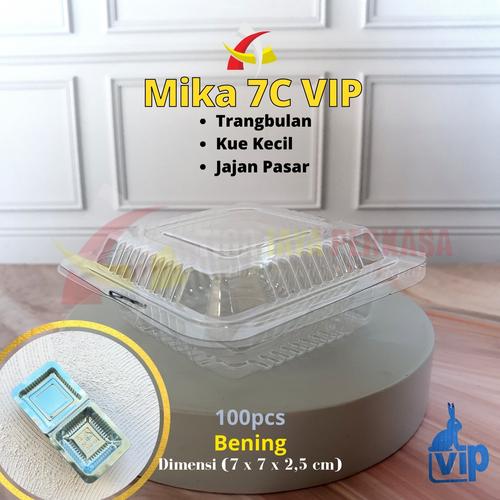 Jual Mika 7 / Mika Plastik 7C VIP / Mika Pie / Mika Plastik 7x7x2,5 ...