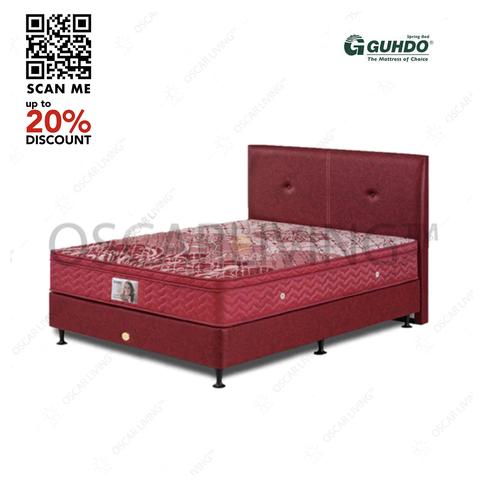 Jual Kasur Springbed Guhdo Standard Plushtop HB Sienna | Fullset Atlantic - Biru, 90 x 200 ...