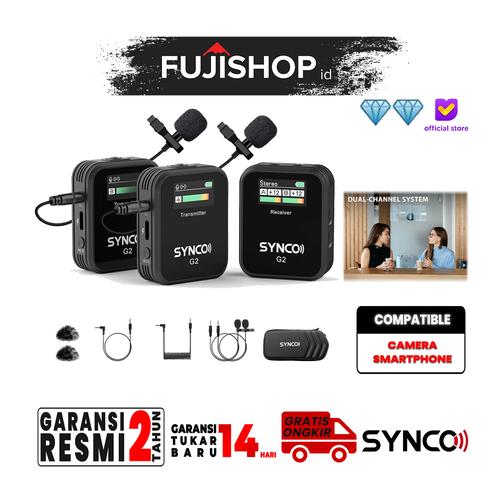 Promo Synco W Air-G2-A2 Ultra Compact 2-Person Digital Wireless Microphone Cicil 0% 3x - Jakarta ...