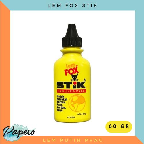 Jual Lem Fox Stik PVAc / Lem Kertas Anak Sekolah 60 gr - Kota Tangerang ...