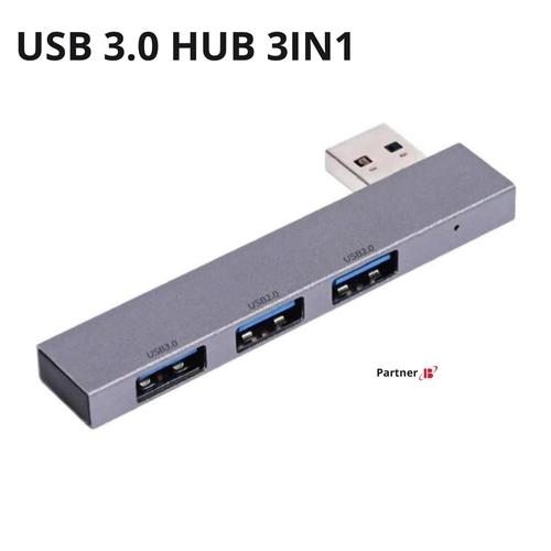 Jual USB HUB 3.0 3 PORT L KANAN / USB 3.0 HUB 3 PORT MINI KANAN ...