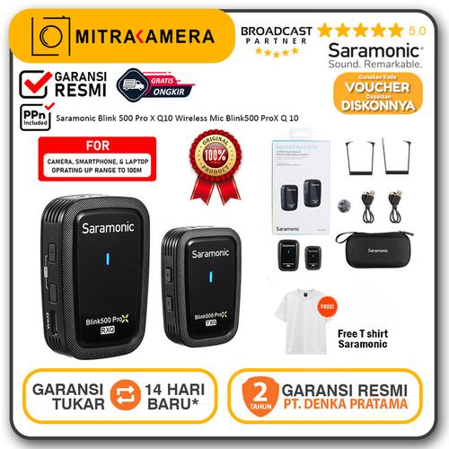 Jual Saramonic Blink 500 Pro X Q10 Wireless Microphone - Kota ...