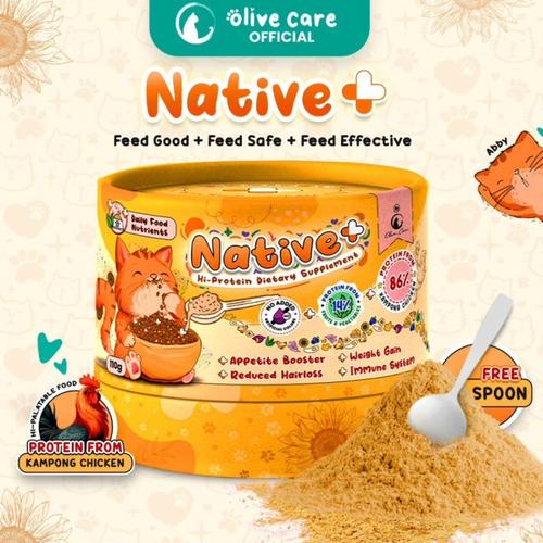 Promo Olive Care Vitamin Kucing NATIVE+ Protein Tinggi 110 gr - Kota ...