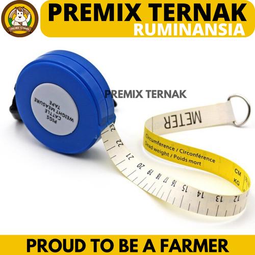 Jual METERAN SAPI PITA UKUR SAPI Alat Ukur Lingkar Dada & Berat Badan ...