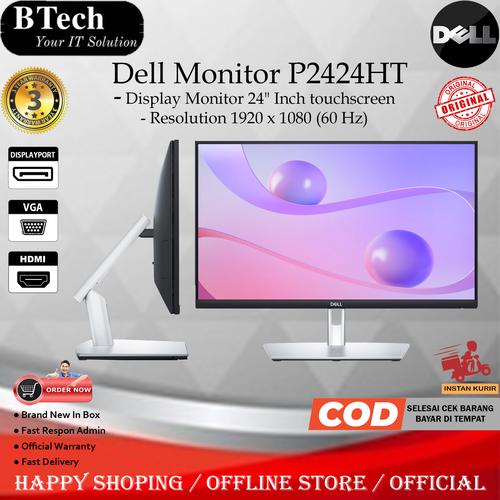 Jual Dell Monitor P2424HT 24" Touchscreen USB-C Hub 3 Year - Jakarta ...