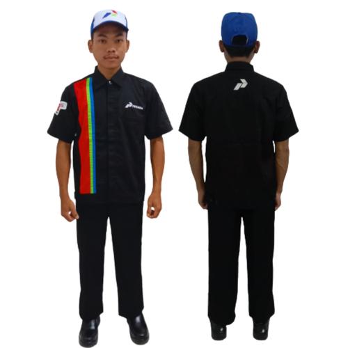 Jual Seragam spbu pertamina Pasti Prima, Operator, Pengawas, OB +Topi ...