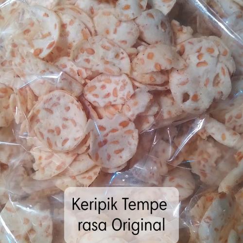 Jual keripik tempe organik rasa original 150g snack tempe cemilan sehat ...