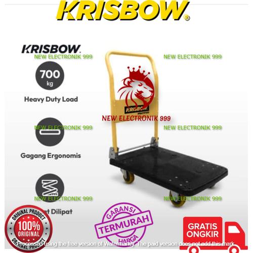Jual Krisbow Platform Hand Troli Barang 700 Kg 10100181 - Jakarta Barat ...
