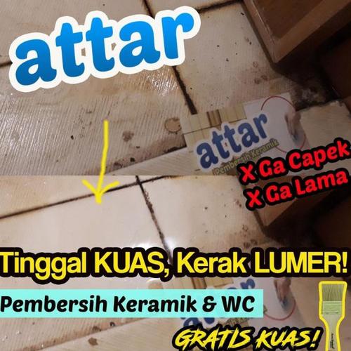 Jual SEDIA ATTAR Power Cairan Pembersih KERAMIK / WC / Toilet 5 Liter - - 1 ltr - Kota Depok ...