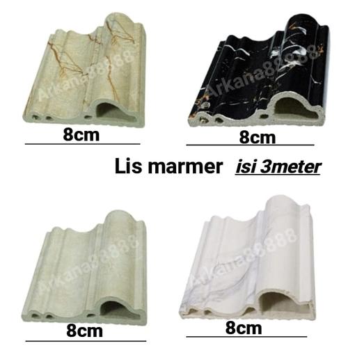 Jual Lis marmer / lis profil eo marmer / list marmer pvc isi 3 meter ...