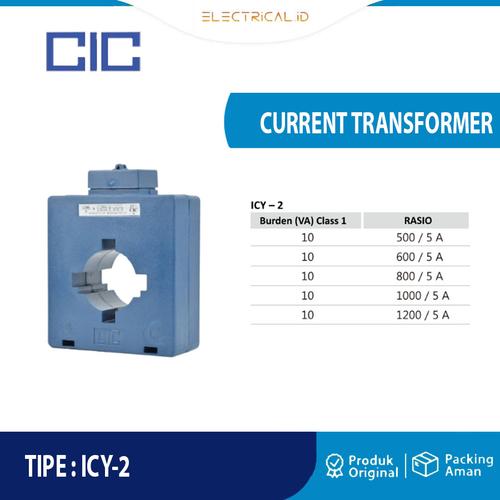 Jual CURRENT TRANSFORMER CT MODEL ICY-2 MEREK CIC - 500/5A - Kota ...