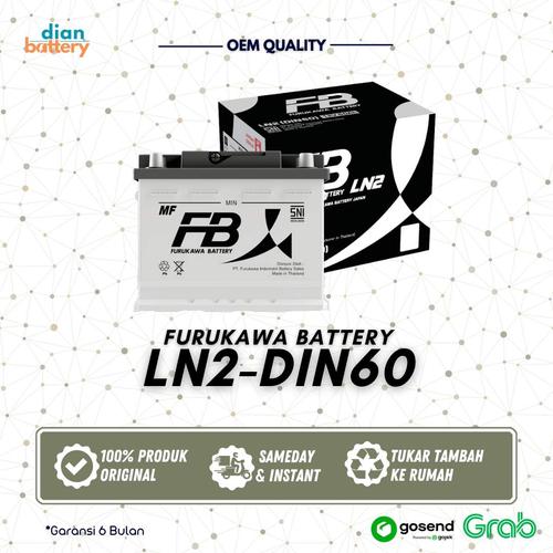 Jual Aki Mobil Toyota Fortuner / Innova Reborn Bensin FB MF LN2 (60Ah ...