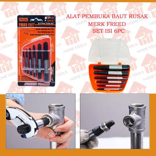 Jual TAP Balik Pembuka Baut Patah Slek Dol Drat Buka Freed Set 6 Pc ...