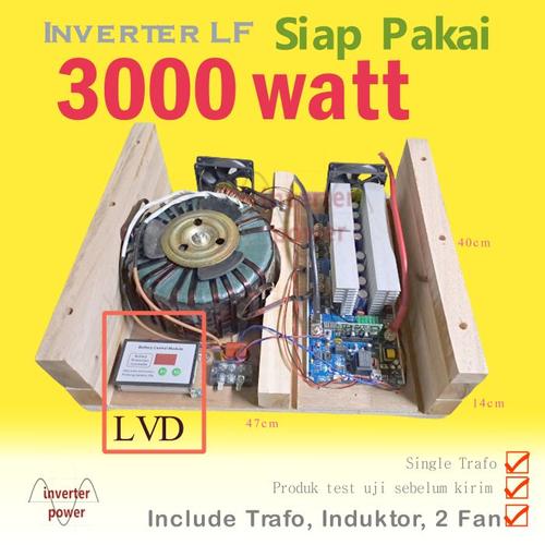 Jual Inverter LF Lengkap Trafo Travo 3000w egs002 psw 3000 w - 48 Volt ...