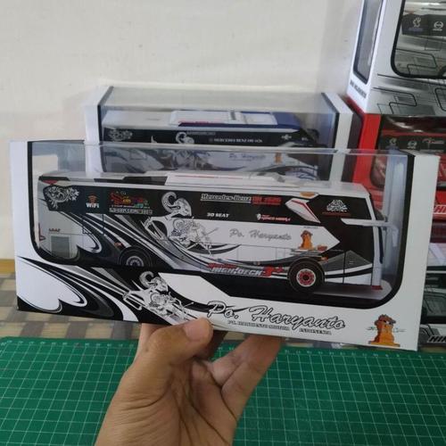 Jual miniatur bis kertas papercraft bus po haryanto paradise reborn hr ...