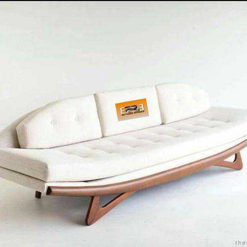 Jual bangku sofa panjang minimalis 3 seater modern kayu jati - lunas ...