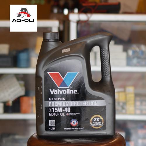 Jual VALVOLINE API SN PLUS PREMIUM PROTECTION SAE 15W- 40 MOTOR OIL 4L ...