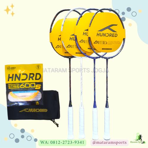 Promo Hundred Raket Badminton Hundred Mega Force Original - Navy - Kota ...
