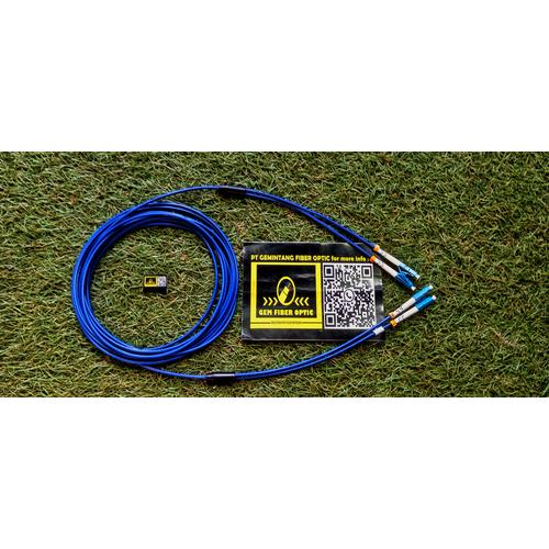 Jual LC - LC 1 Meter Armored Outdoor Singlemode Fiber Optic Cable ...