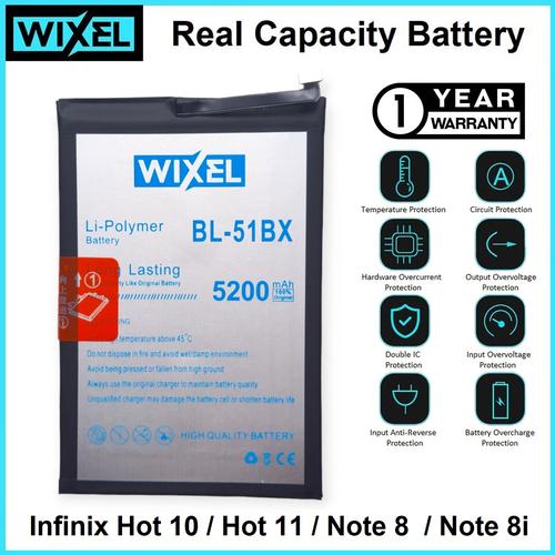 Promo WIXEL Baterai BL-51BX BL51BX Infinix Hot 10 X682 Batre Double ...