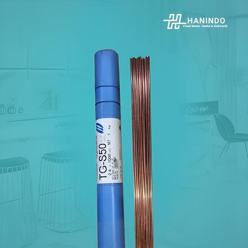 Jual Kawat Las Argon Tig Filler Tig Rod Besi Argon TG-S50 Kobe 2,4mm - Kota Surabaya - HANINDO ...