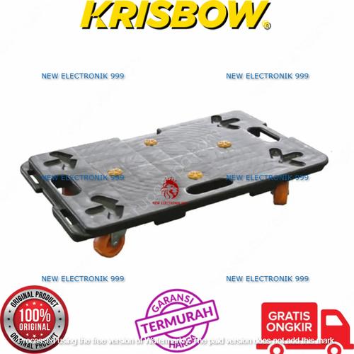 Jual Krisbow Connected Mover Dolly Troli Barang 80 Kg 60X40 Cm 10106968 ...