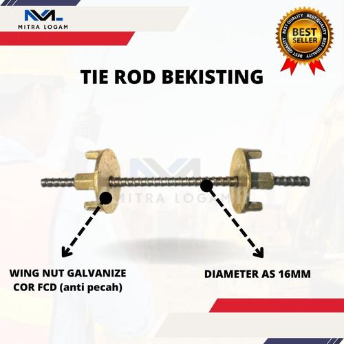 Jual Tie rod bekisting 1set berkualitas - 1.5meter - Kab. Tegal ...