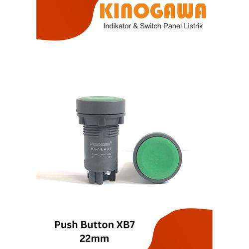 Jual Push Button Green - Push Button On Plastik - Push Button 22mm ...
