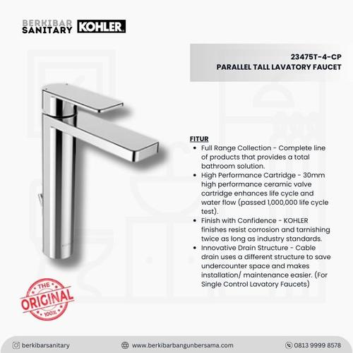 Jual KOHLER PARALLEL TALL LAVATORY FAUCET 23475T-4-CP - Kota Semarang ...