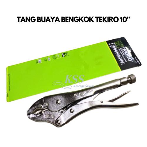 Jual Tang Jepit Tekiro 10" Tang Buaya Tekiro Locking Plier Curve ...