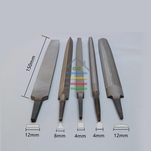 Jual KIKIR KAYU SQUARE TRIANGLE FLAT HALF ROUND ROUND FILES 6" 8" 10 ...