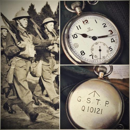 Jual pocket watch jam saku perang omega WW2 british military super rare ...