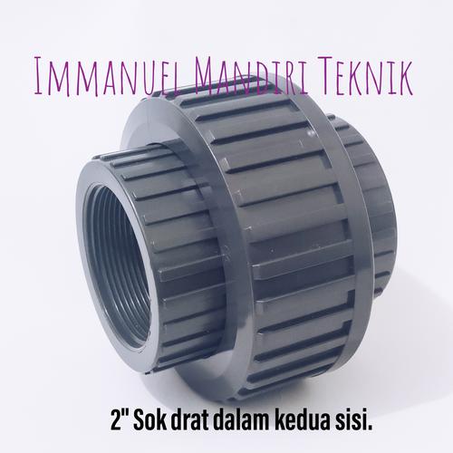 Jual Watermur Drat Dalam 2" Pvc KDJ / Water Mur 2 inch CM Taiwan ...