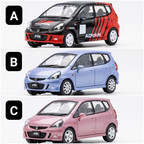 Jual GCD Honda Fit Sport Jazz Blue Pink Advan Diecast Mobil - ADVAN ...