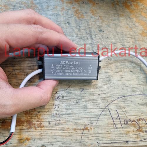 Jual adaptor panel 50watt 50w. trafo lampu 50watt. powersupply panel ...