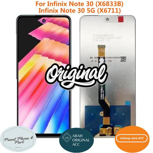Jual LCD INFINIX NOTE 30 NOTE 30 5G ORI FULLSET TOUCHSCREEN - Kota ...