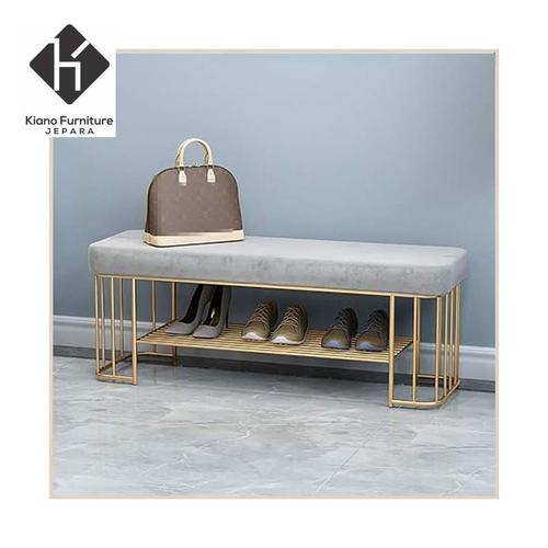 Jual Bangku Rak Sepatu Bench Shoe Storage Industrial Bangku Modern ...
