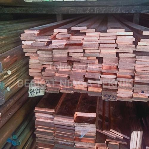 Jual Plat strip tembaga busbar 6mm x 100mm x 1000mm rail copper plat ...
