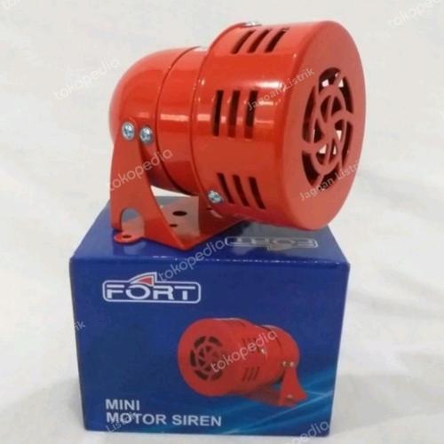 Jual Baby Sirine MS-190 Sirene Mini Motor Siren Alarm MS190 24V DC Fort ...
