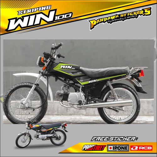 Jual STICKER LIST MOTOR HONDA WIN 100 / STRIPING VARIASI MOTOR WIN 100 ...