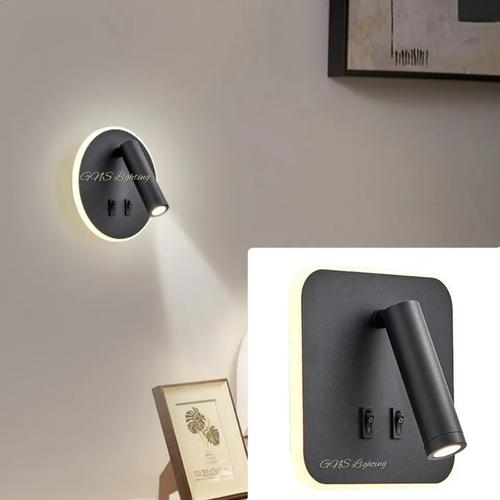 Jual Lampu dinding minimalis spotlight LED wall lamp - Bulat Putih ...