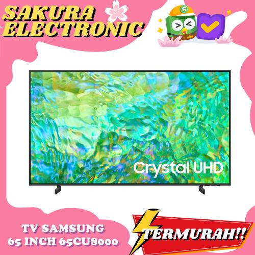 Jual TV SAMSUNG 65CU8000 SMART TV 65 INCH CRYSTAL UHD 4K SLIM DESIGN ...