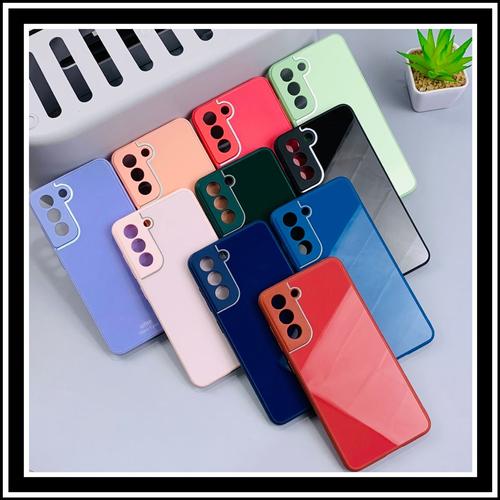 Jual Samsung Galaxy S21 FE 5G Crystal Glass Hard Case Casing Soft Cover ...