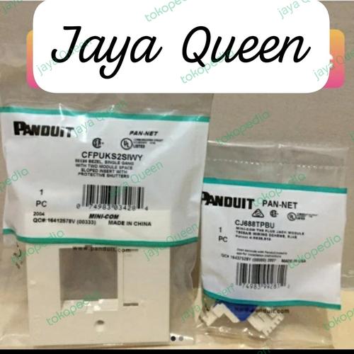 Jual Modular plus faceplate panduit PAN-ET Cat 6/panduit cat6 - Jakarta ...