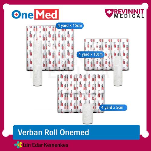 Jual ONEMED - Verban Kasa Hidrofil Steril | Perban Pembalut Luka ...