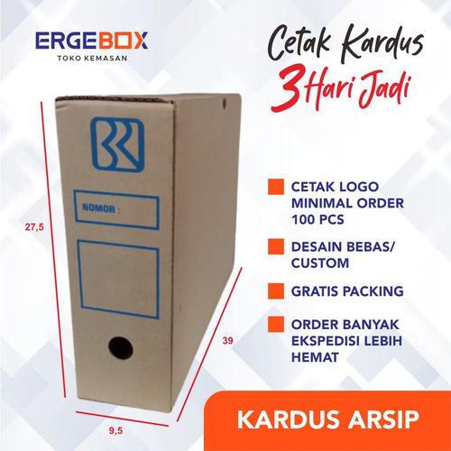 Jual Box File 39 x 9,5 x 27,5 cm Kardus Arsip - BRI MEN - GRATIS CETAK LOGO - Kota Bandar ...